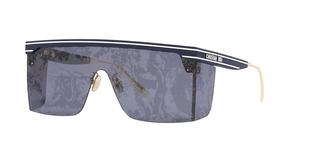 DIOR DiorClub M1U Grey & Blue Matte Sunglasses | Sunglass Hut Australia