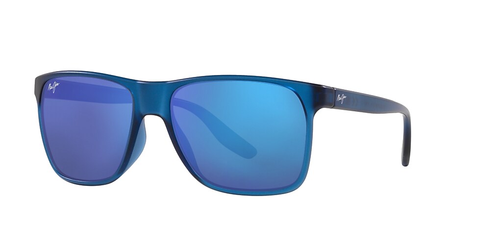 Maui Jim Pailolo 59 Blue Hawaii Mirror Polarized & Blue Polarized ...