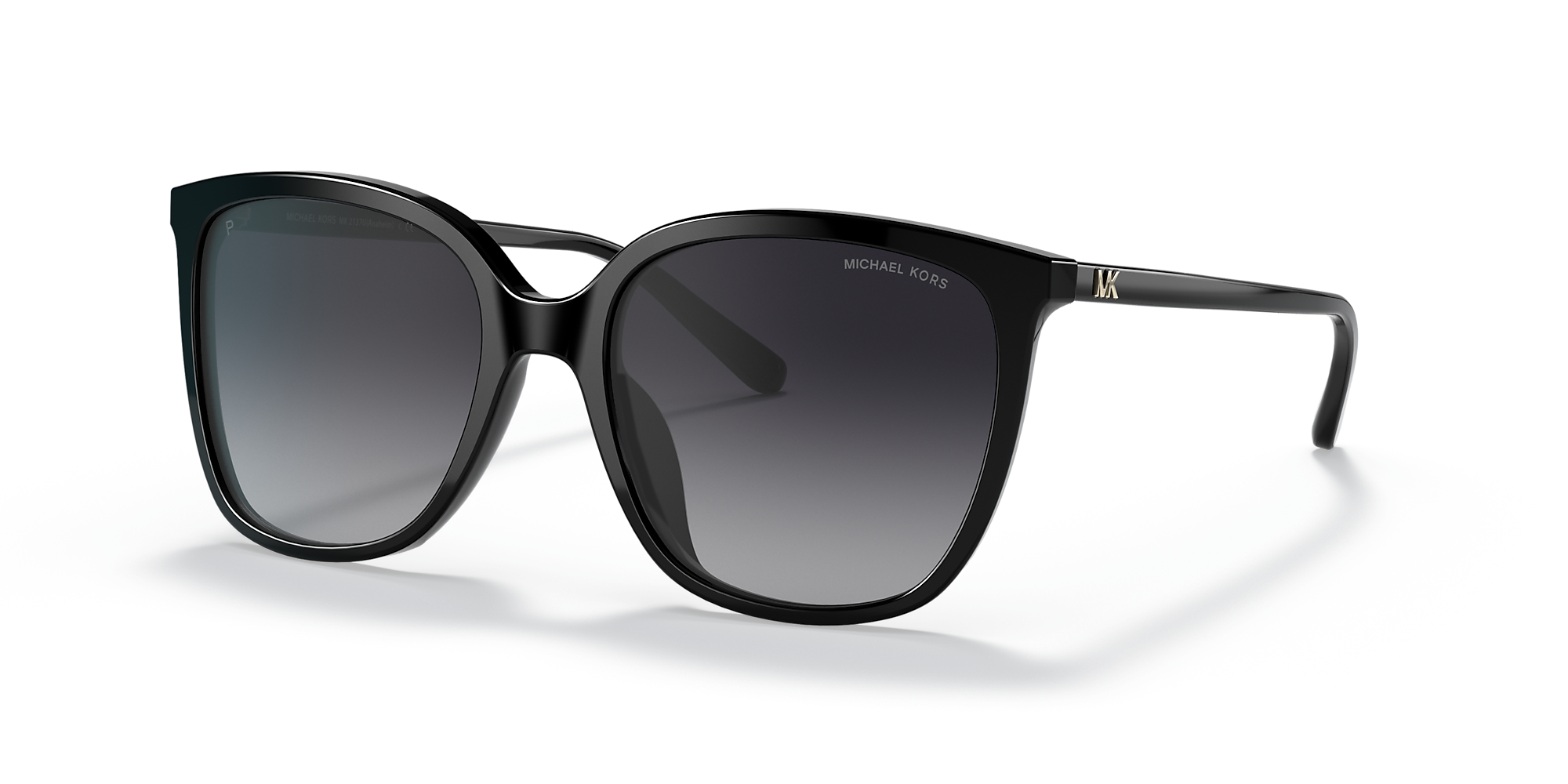 Michael Kors MK2137U Anaheim 57 Dark Grey Polarized & Black Polarized ...