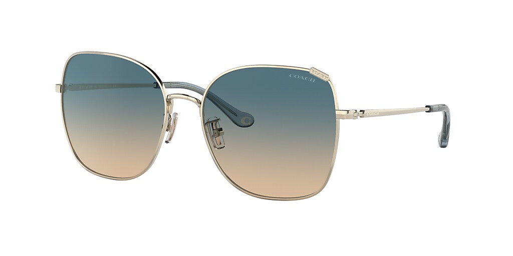 Coach HC7133 C7997 57 Blue Yellow Gradient & Shiny Light Gold ...