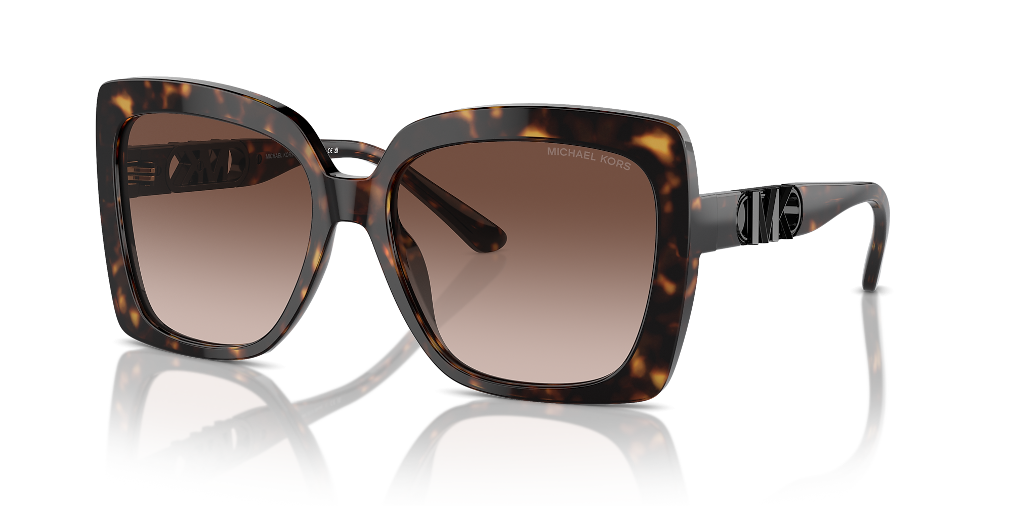 Michael Kors MK2213 Nice 57 Brown Gradient & Dark Tortoise Sunglasses ...