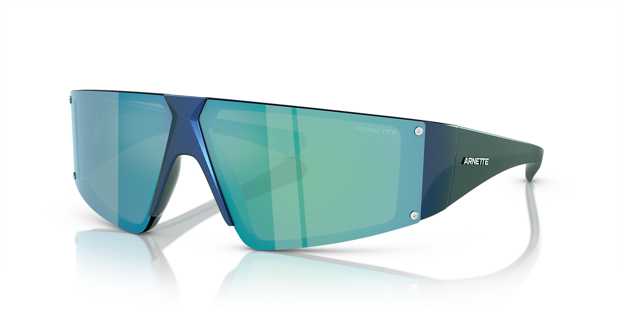 Arnette AN4332 Saturnya 76 Light Green Mirror Blue & Alumina Light Blue ...