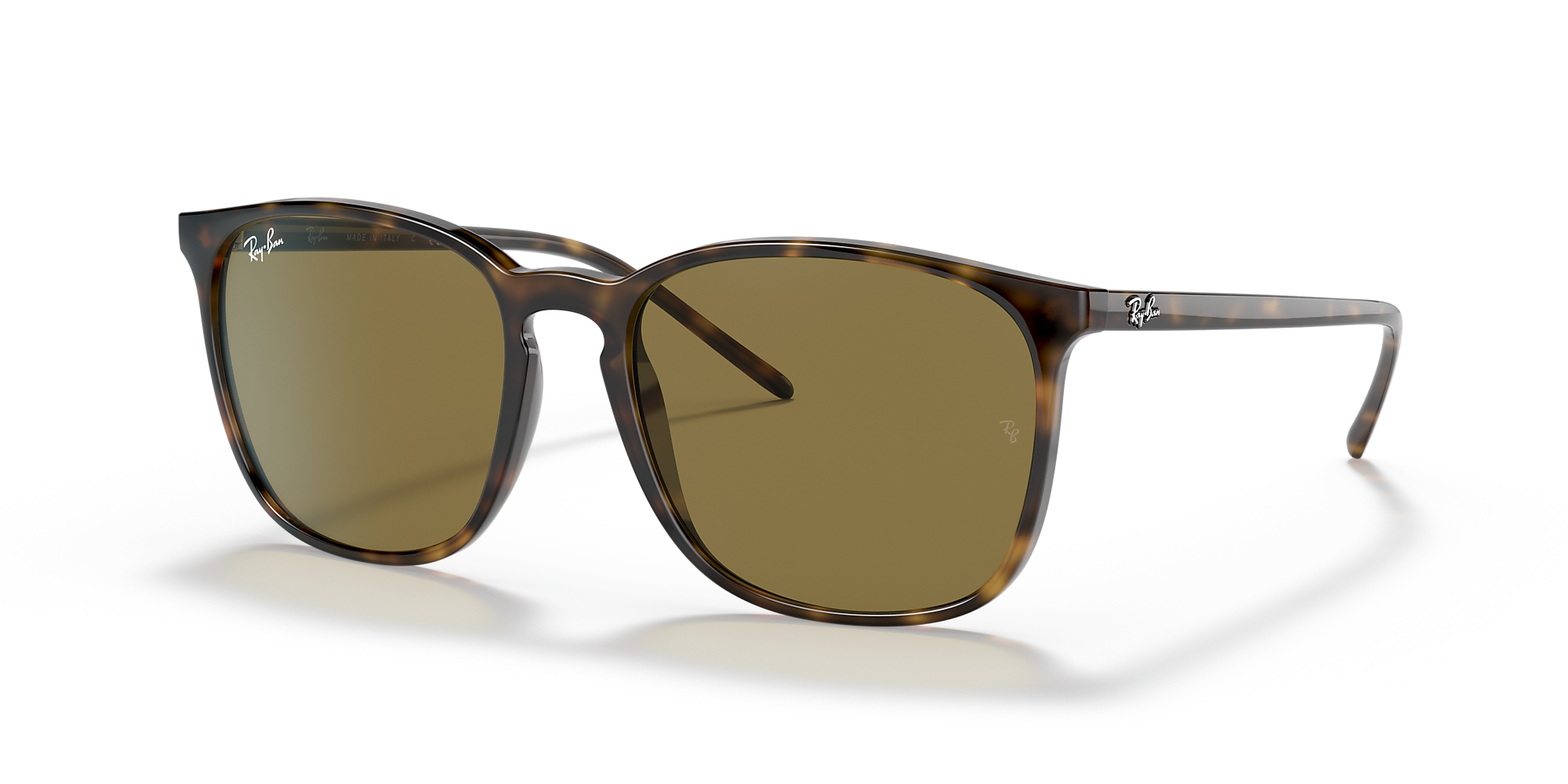 Ray-Ban RB4387 56 Dark Brown & Light Havana Sunglasses | Sunglass Hut ...