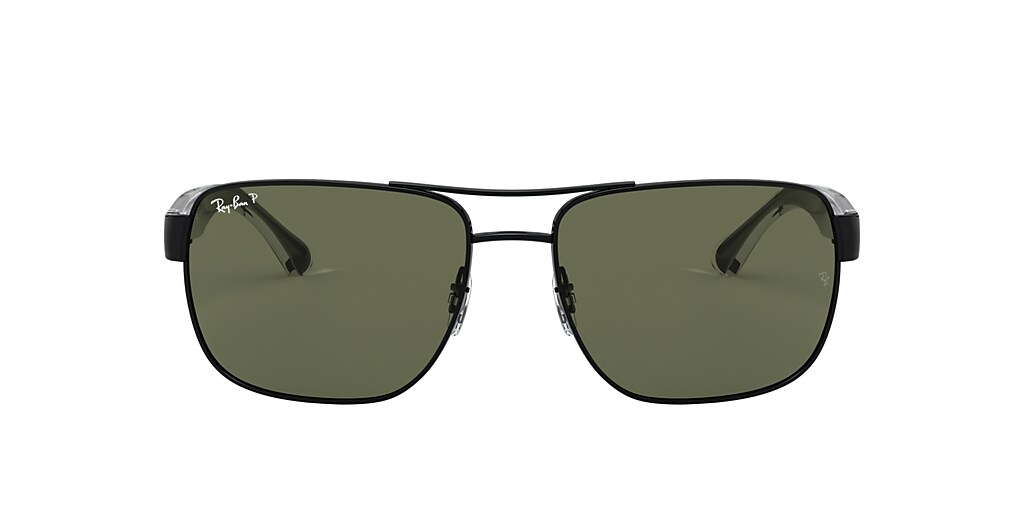 Ray-Ban RB3530 58 Polarized Green Classic G-15 & Black Polarised ...