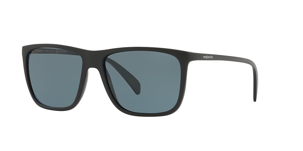 Sunglass Hut Collection Hu2004 57 Polar Blue And Black Polarised