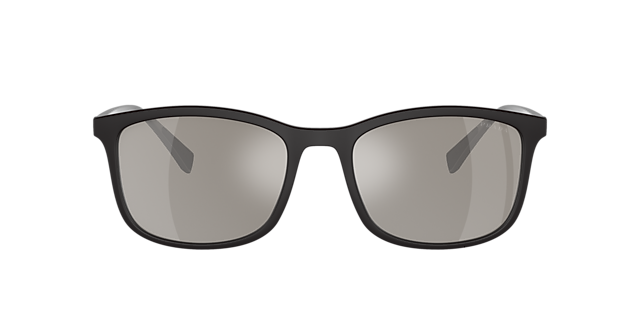Prada Linea Rossa PS 01US ACTIVE 59 Grey & Black Rubber Sunglasses ...