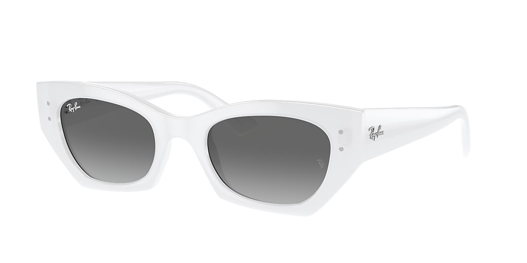 Ray-Ban RB4430 Zena Bio-Based 49 Grey & White Snow Sunglasses ...