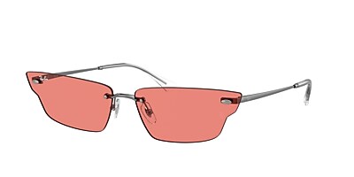 Ray-Ban RB3731 Anh Bio-Based 66 Pink & Gunmetal Sunglasses | Sunglass ...