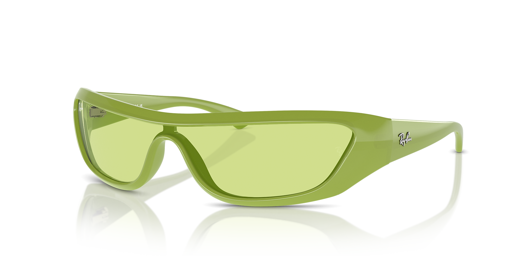 Ray-Ban RB4431 Xan Bio-Based 01 Green & Apple Green Sunglasses ...