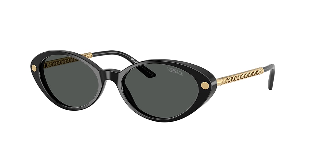 Versace VE4469 54 Dark Grey & Black Sunglasses | Sunglass Hut USA