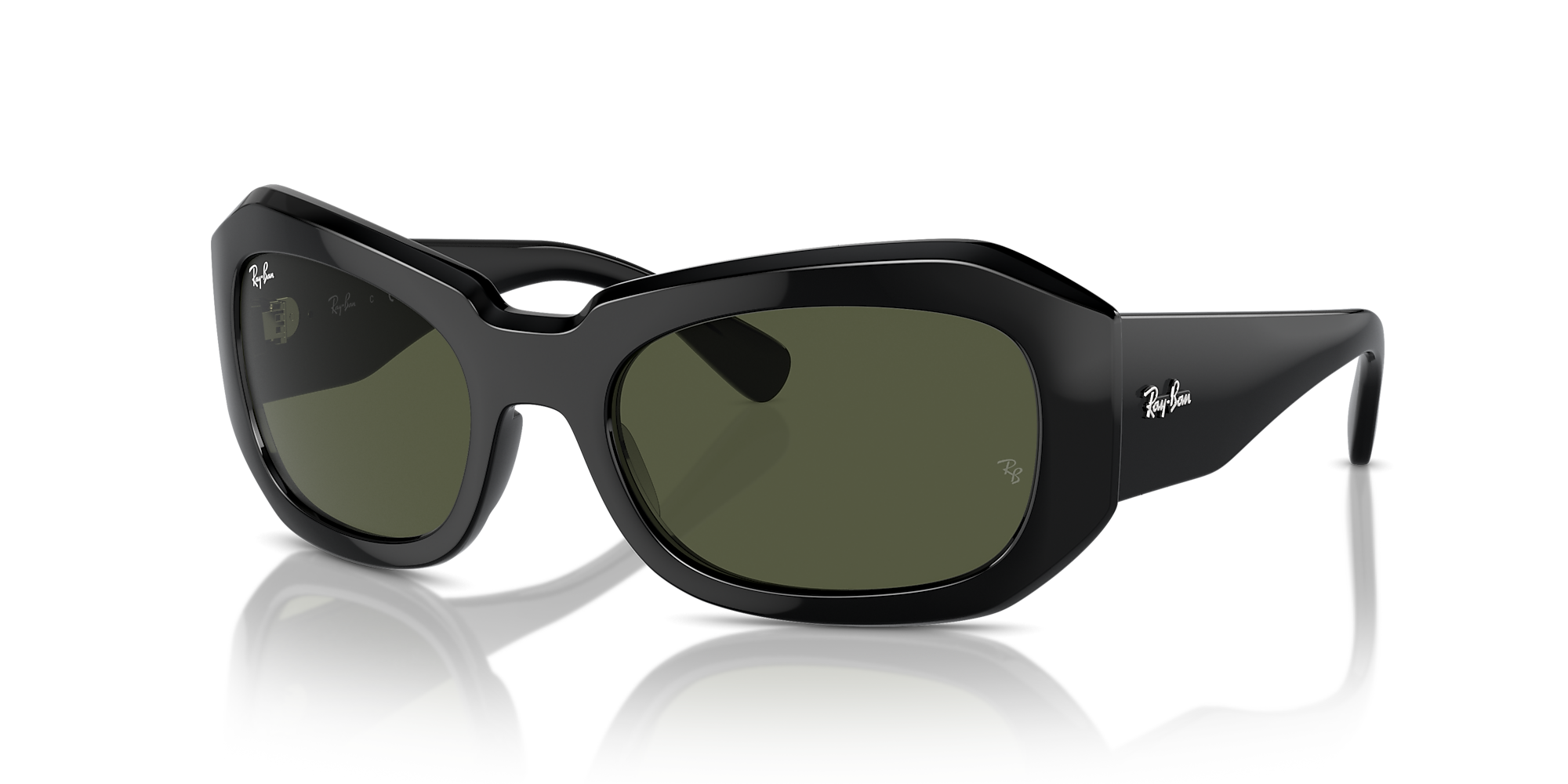 Ray-Ban RB2212 Beate 56 Green & Black Sunglasses | Sunglass Hut USA