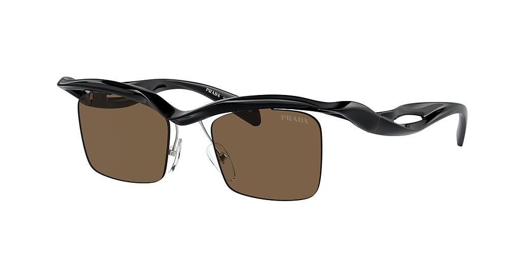 Prada PR A15S 47 Marrón Oscuro | Sunglass Hut