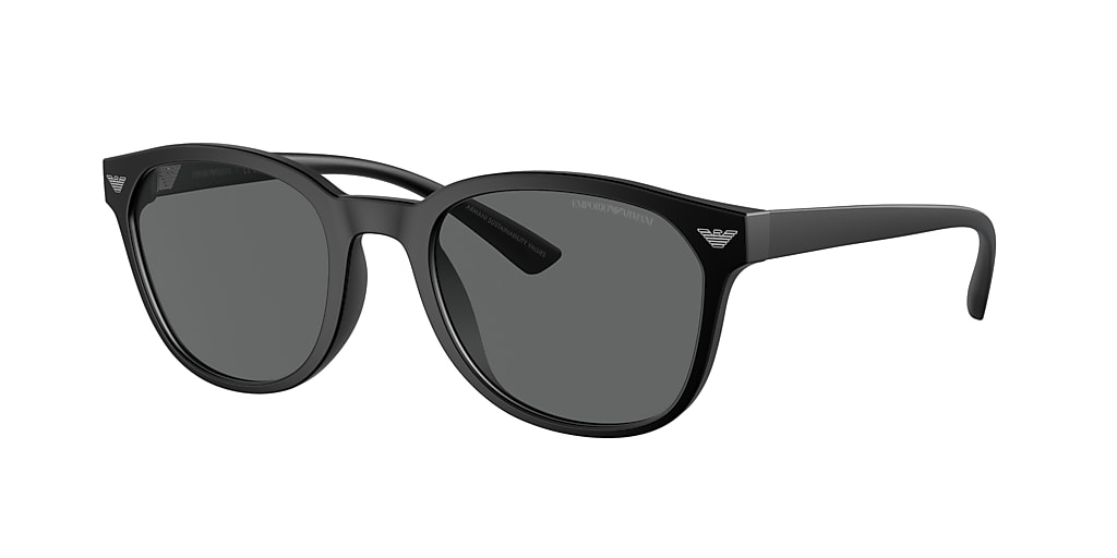 Emporio Armani EA4225U 53 Gris Oscuro & Negro Mate Lentes de sol ...