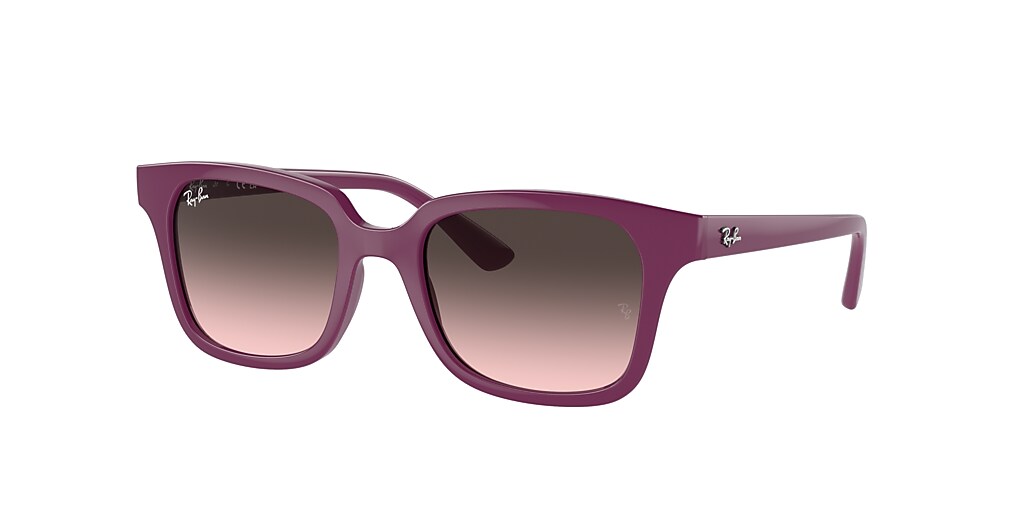 Ray-Ban RB9071S Kids 48 Pink Grey & Cherry Sunglasses | Sunglass Hut USA