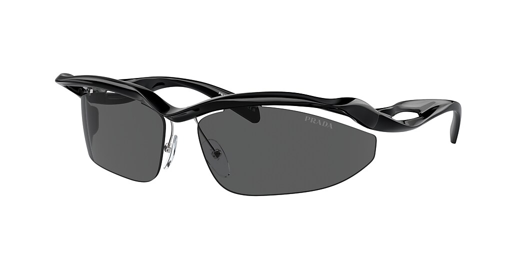 Prada Pr A25s 71 Dark Grey And Black Sunglasses Sunglass Hut Australia