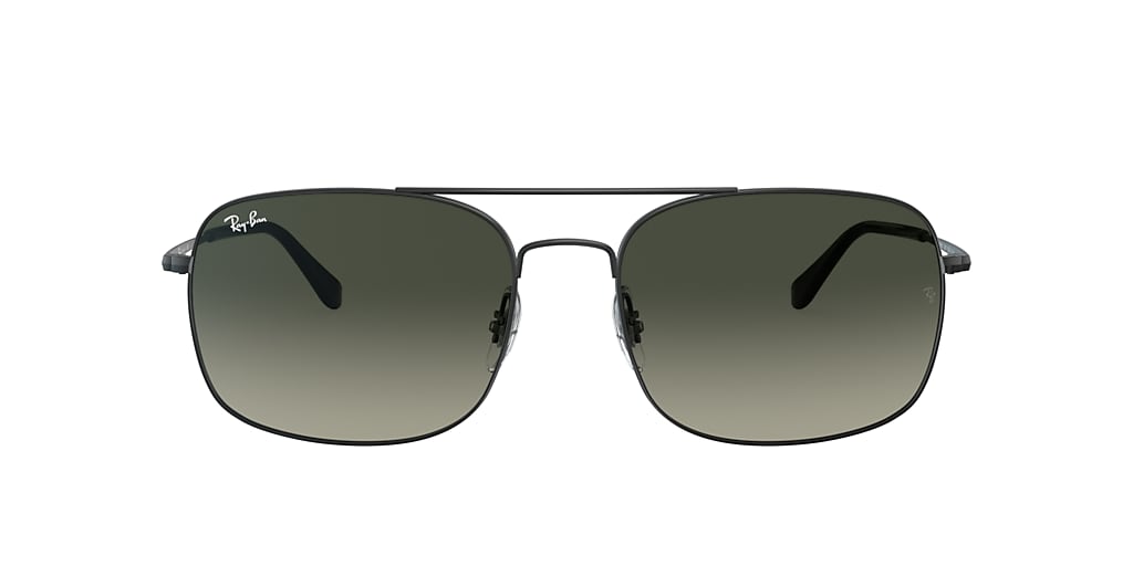 Ray-Ban RB3611 60 Grey-Black & Black Sunglasses | Sunglass Hut USA