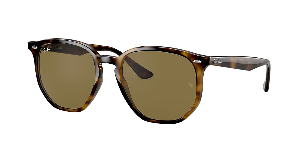 Ray-Ban RB4306 54 Dark Brown & Light Havana Sunglasses | Sunglass Hut ...