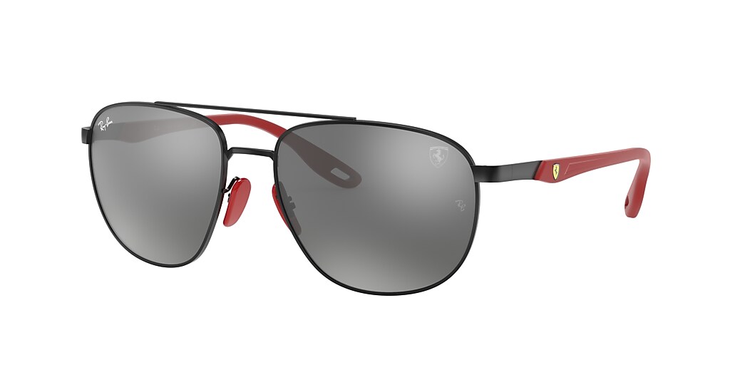 Ray-Ban RB3659M Scuderia Ferrari Collection 57 Grey Mirror Silver ...