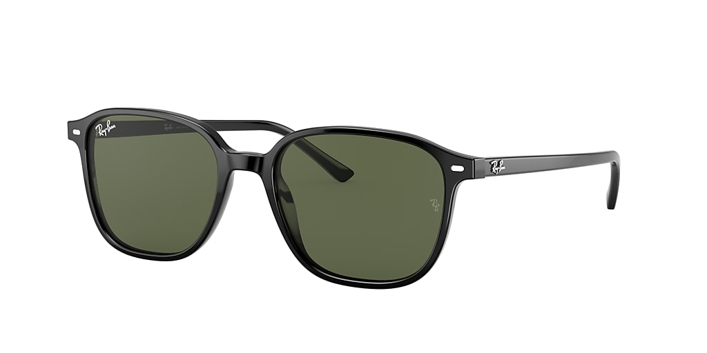 Ray-Ban RB2193 Leonard 53 Green & Black Sunglasses | Sunglass Hut ...