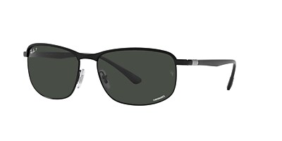Ray-Ban RB3671CH Chromance 60 Polar Dark Grey & Black Polarized ...