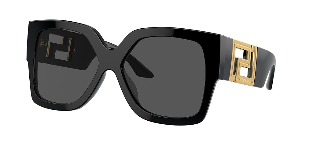 Versace Ve4402 59 Dark Grey And Black Sunglasses Sunglass Hut Australia