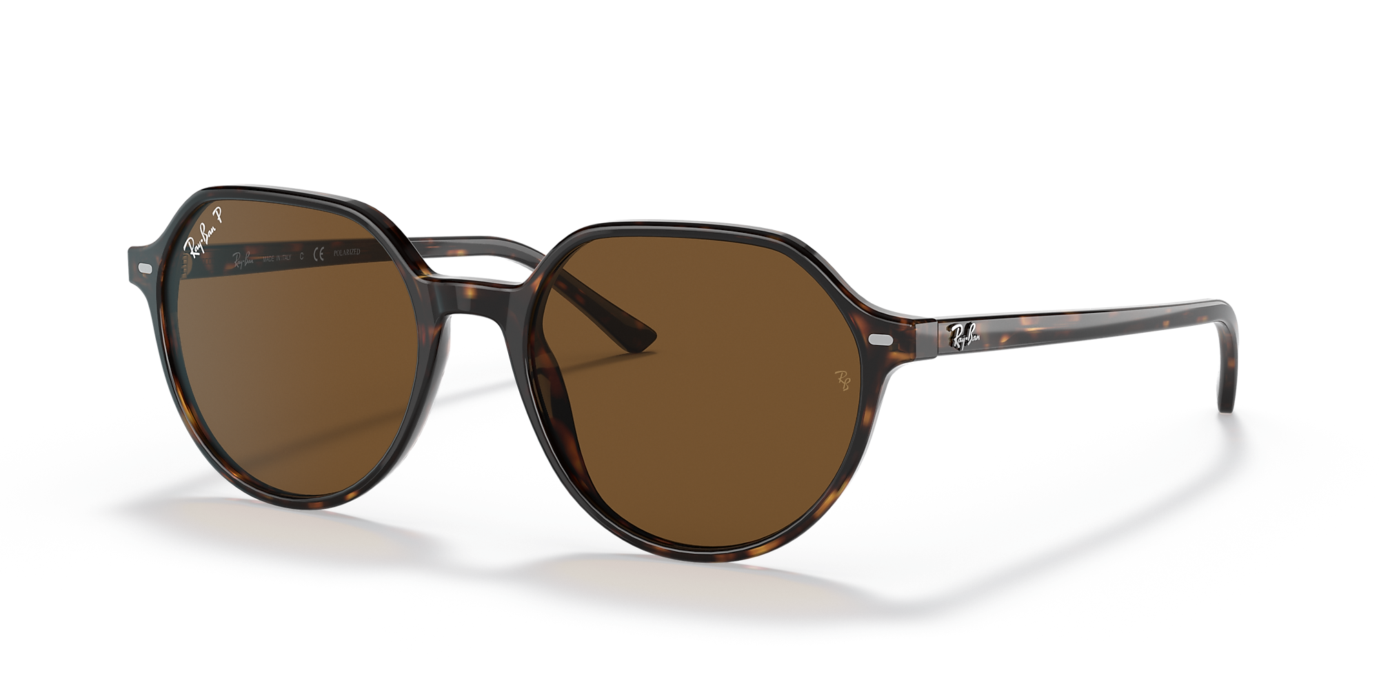 Ray-Ban RB2195 Thalia 53 Brown & Havana Polarized Sunglasses | Sunglass ...
