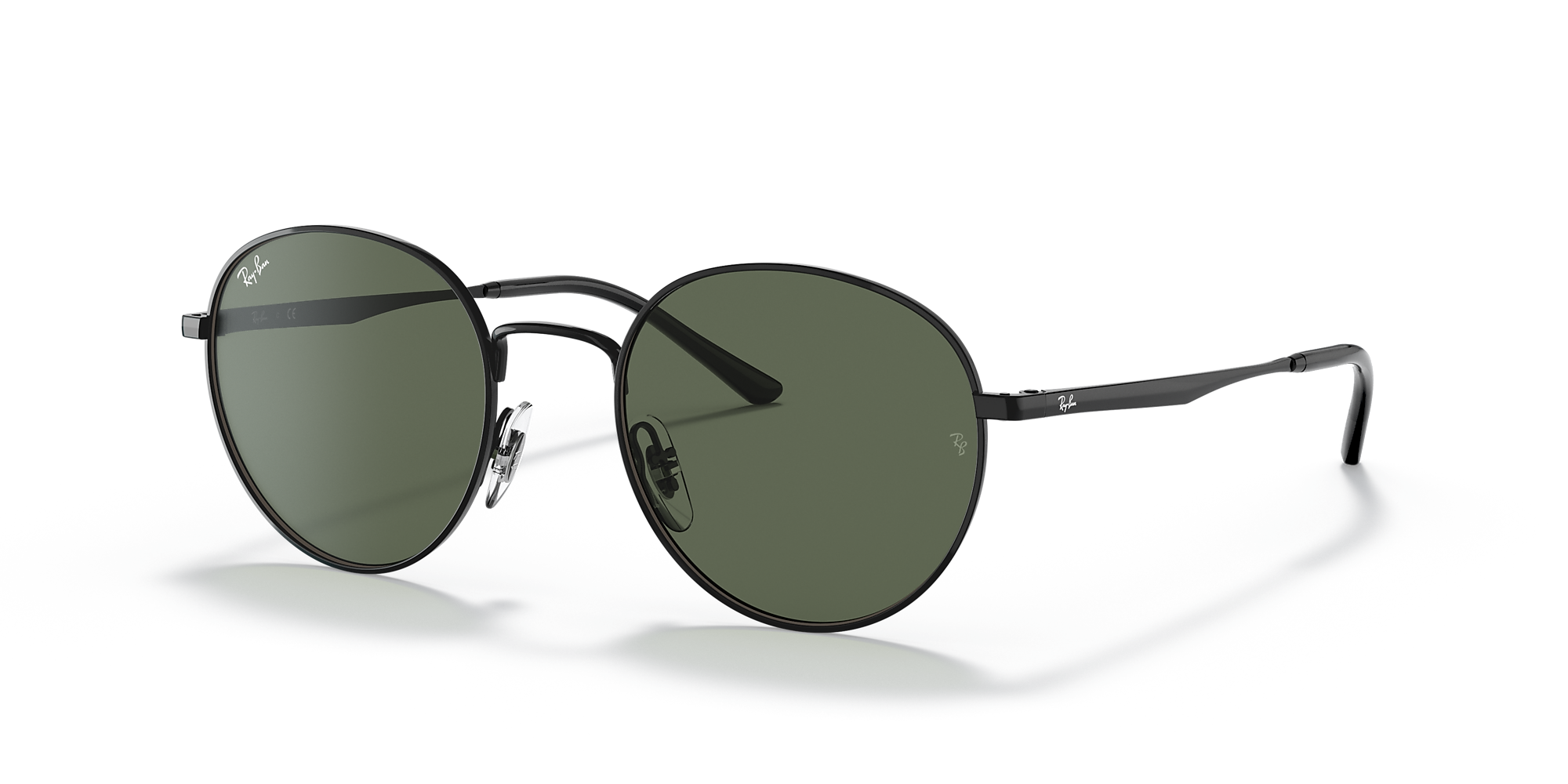 Ray-Ban RB3681 50 Green Classic G-15 & Black Sunglasses | Sunglass Hut ...