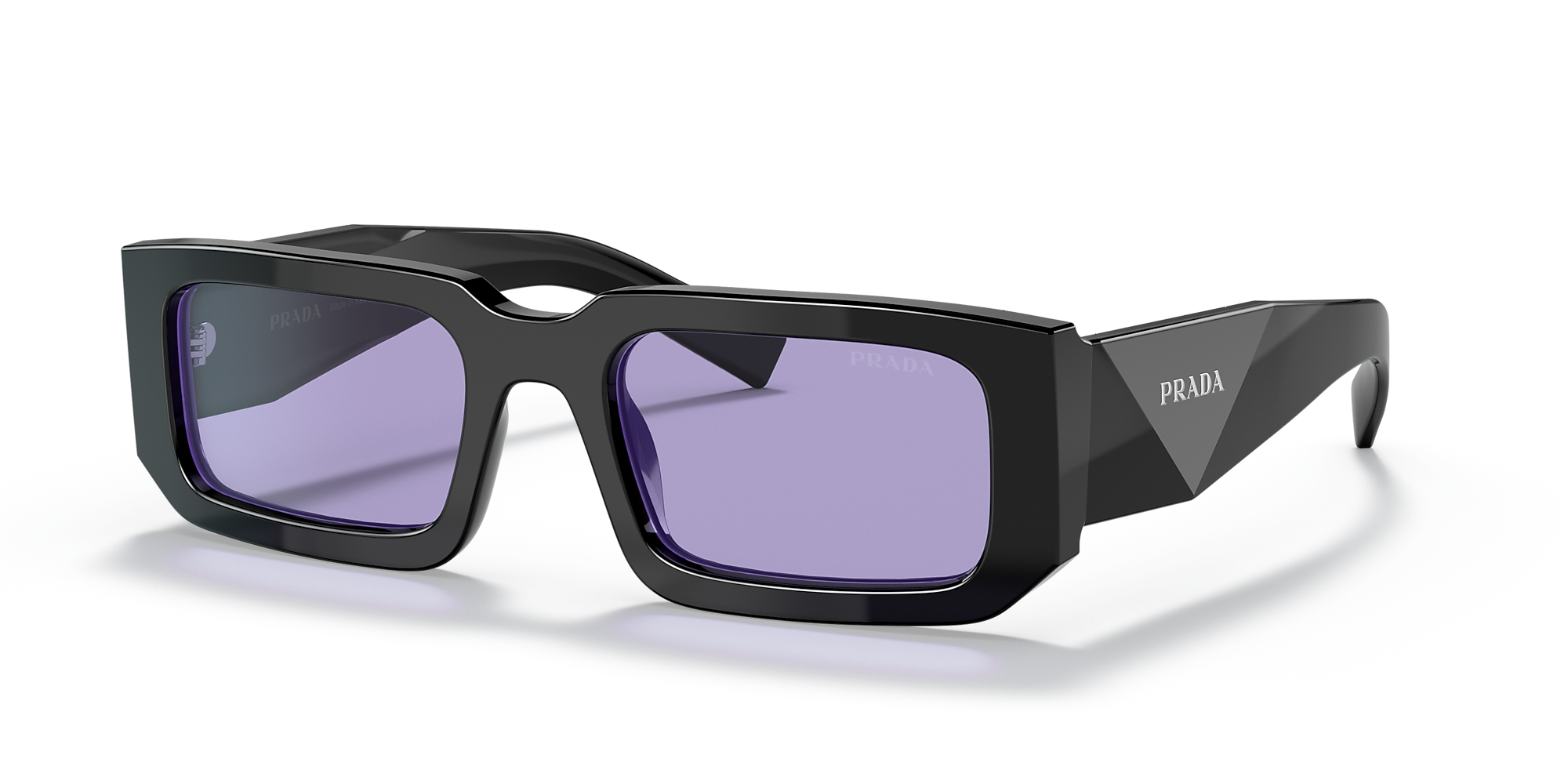 Prada PR 06YS 53 Violet & Black/Blue Sunglasses | Sunglass Hut USA