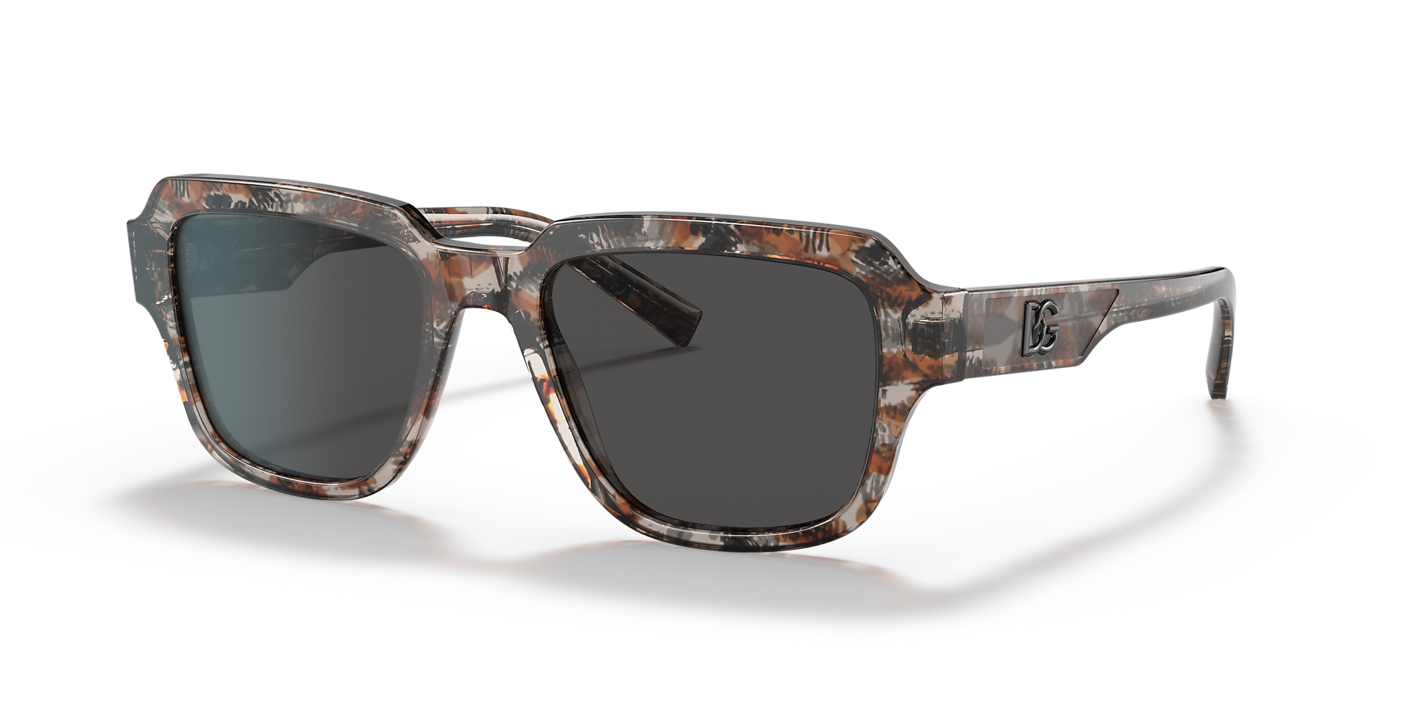 Dolce&Gabbana DG4402 52 Dark Grey & Grey Havana Sunglasses | Sunglass ...