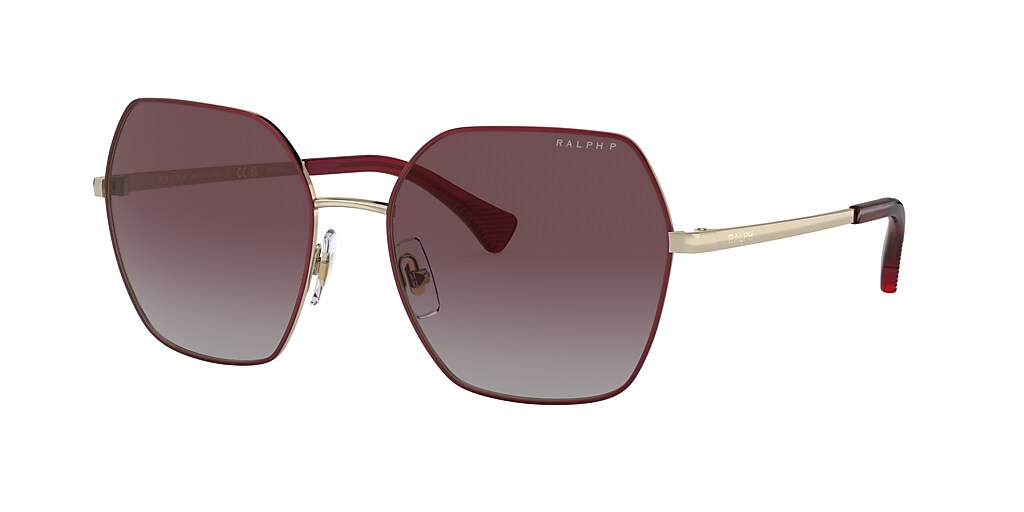 Ralph Ra4138 58 Gradient Purple And Bordeaux Polarized Sunglasses Sunglass Hut Usa