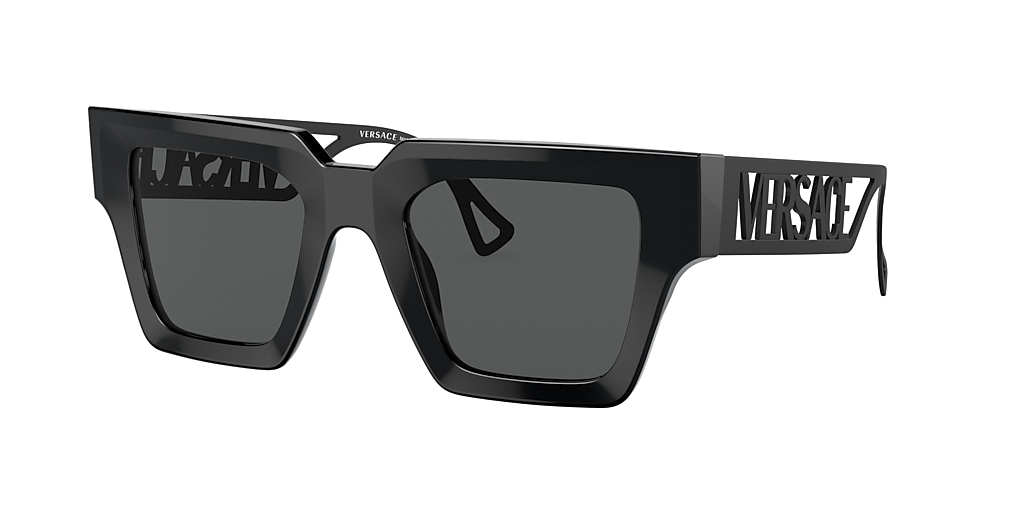 Versace Ve4431 50 Dark Grey And Black Sunglasses Sunglass Hut Usa
