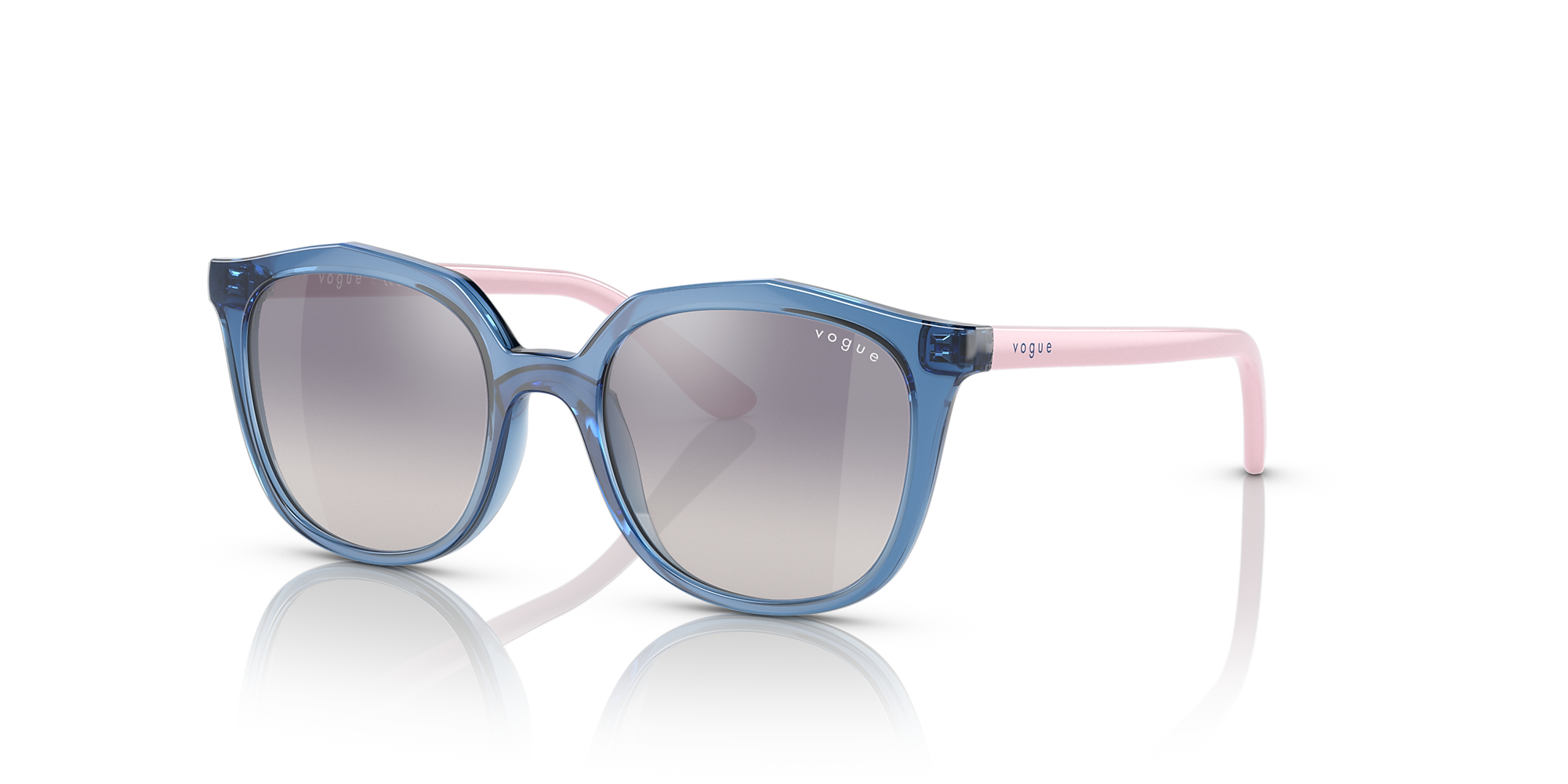 Vogue Eyewear VJ2016 Kids 45 Grad Light Blue Mirror Silver ...