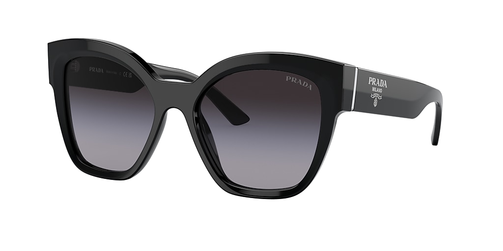 Prada PR 17ZS 54 Grey Gradient & Black Sunglasses | Sunglass Hut USA