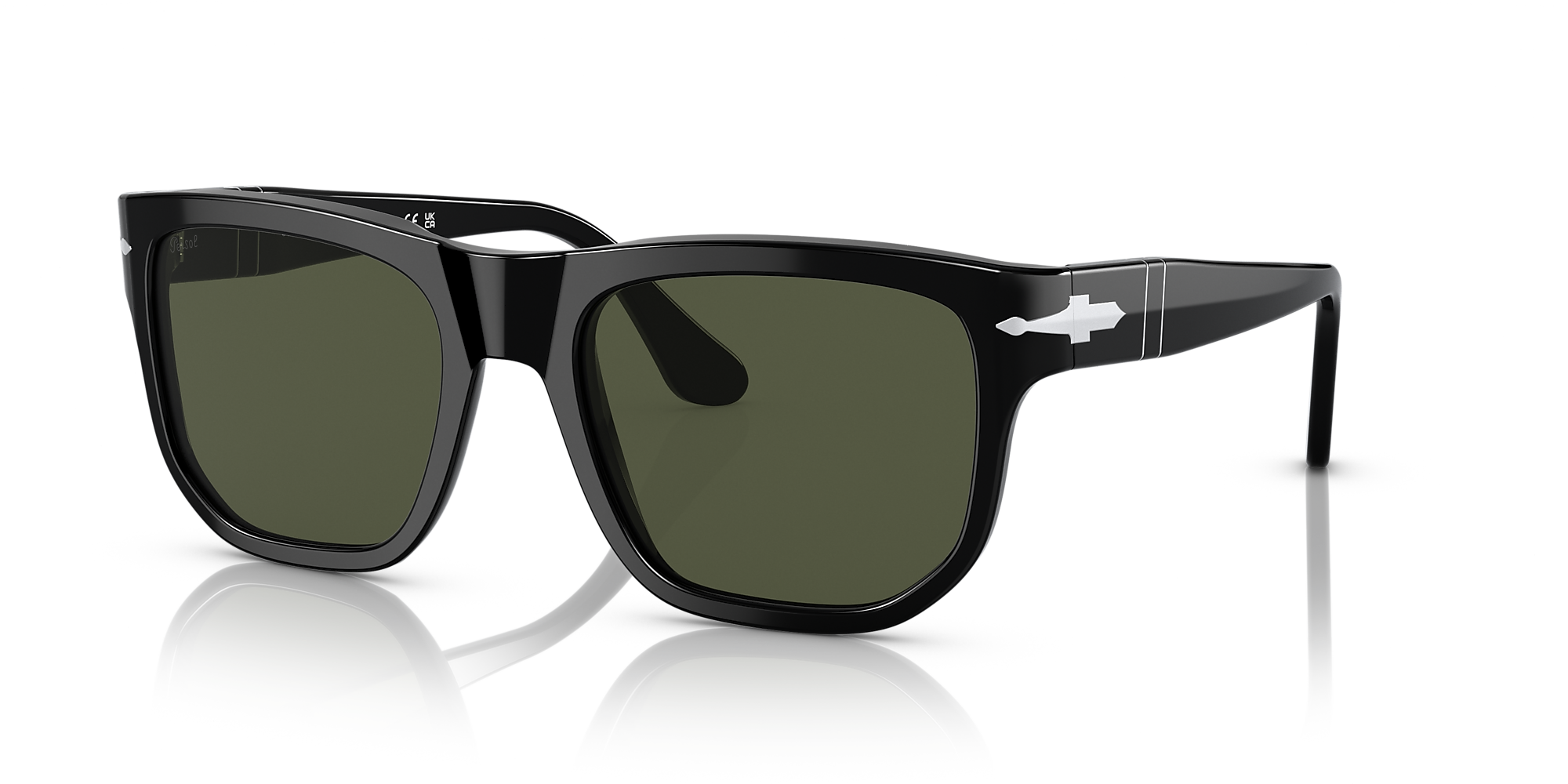 Persol PO3306S 55 Green & Black Sunglasses | Sunglass Hut USA