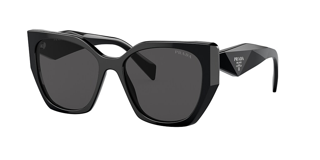 Prada PR 19ZSF 56 Dark Grey & Black Sunglasses | Sunglass Hut USA