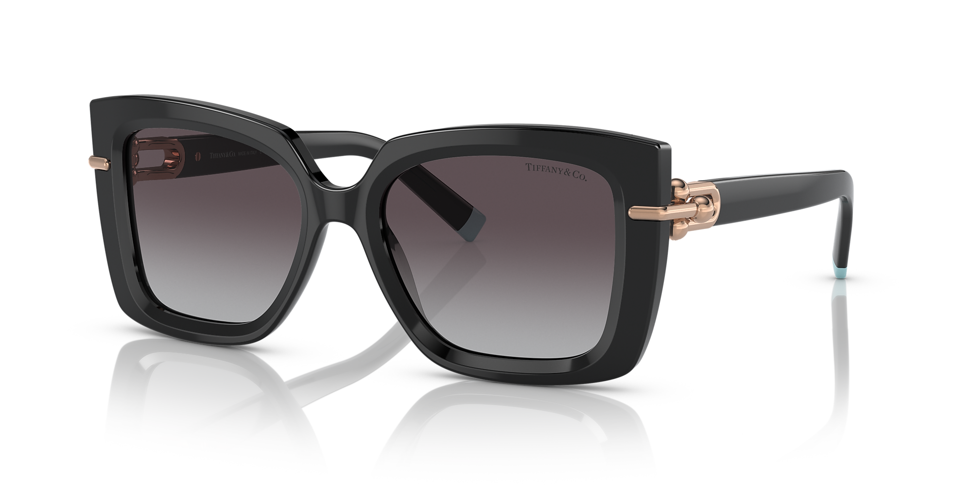 Tiffany And Co Tf4199 53 Grey Gradient And Black Sunglasses Sunglass Hut Usa 5889