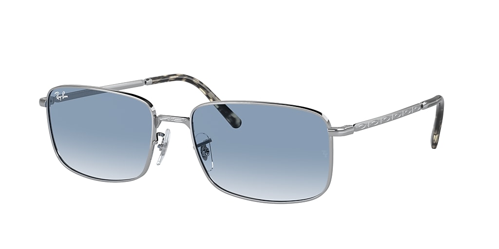 Ray-Ban RB3717 57 Blue & Silver Sunglasses | Sunglass Hut Canada