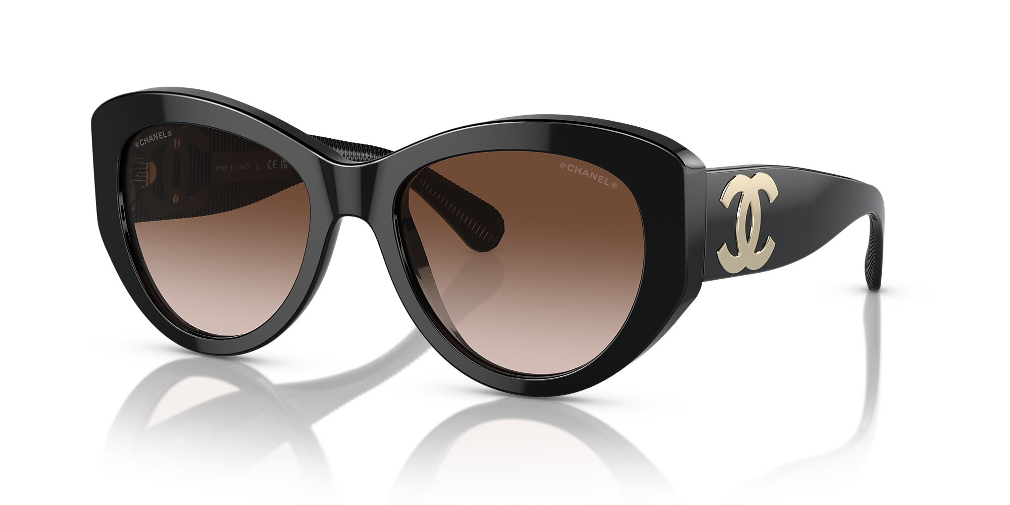 Chanel Butterfly Sunglasses CH5492 54 Brown & Black Sunglasses | Sunglass Hut Australia