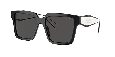 Prada PR 24ZS 56 Dark Grey & Black Sunglasses | Sunglass Hut USA