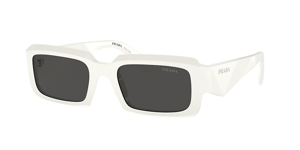 Prada PR 27ZS 54 Dark Grey & White Sunglasses | Sunglass Hut Australia