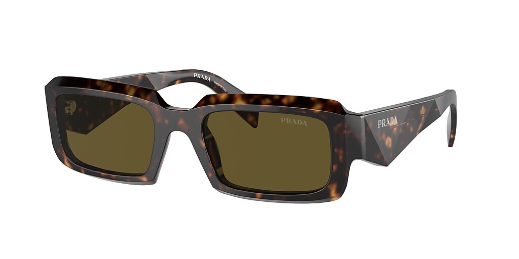 Prada PR 27ZS 54 Dark Brown & Loden/Black Sunglasses | Sunglass Hut ...