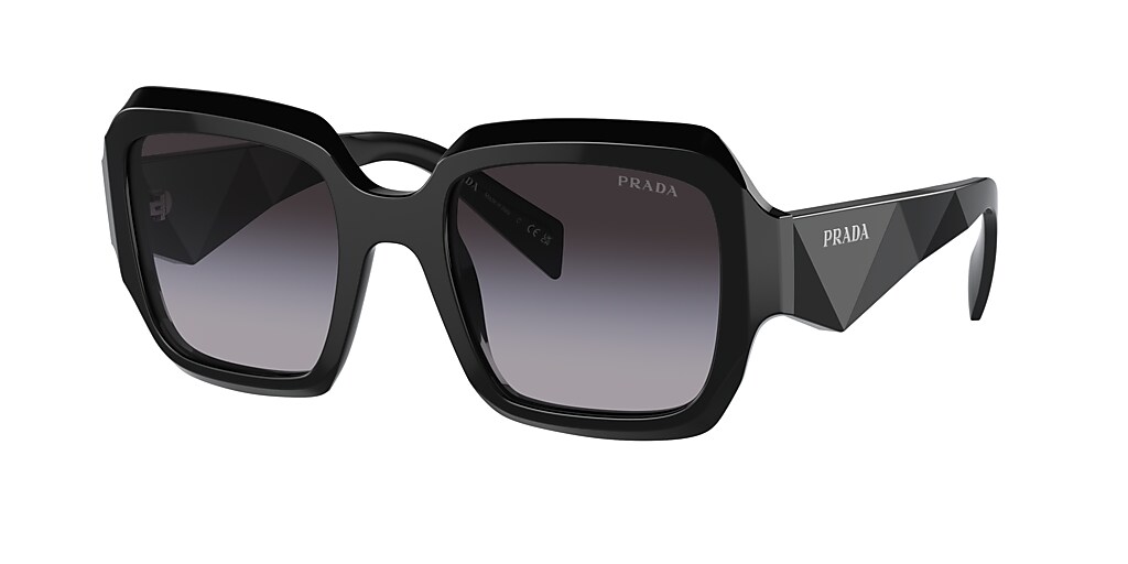 Prada PR 28ZS 53 Grey Gradient & Black Sunglasses | Sunglass Hut USA