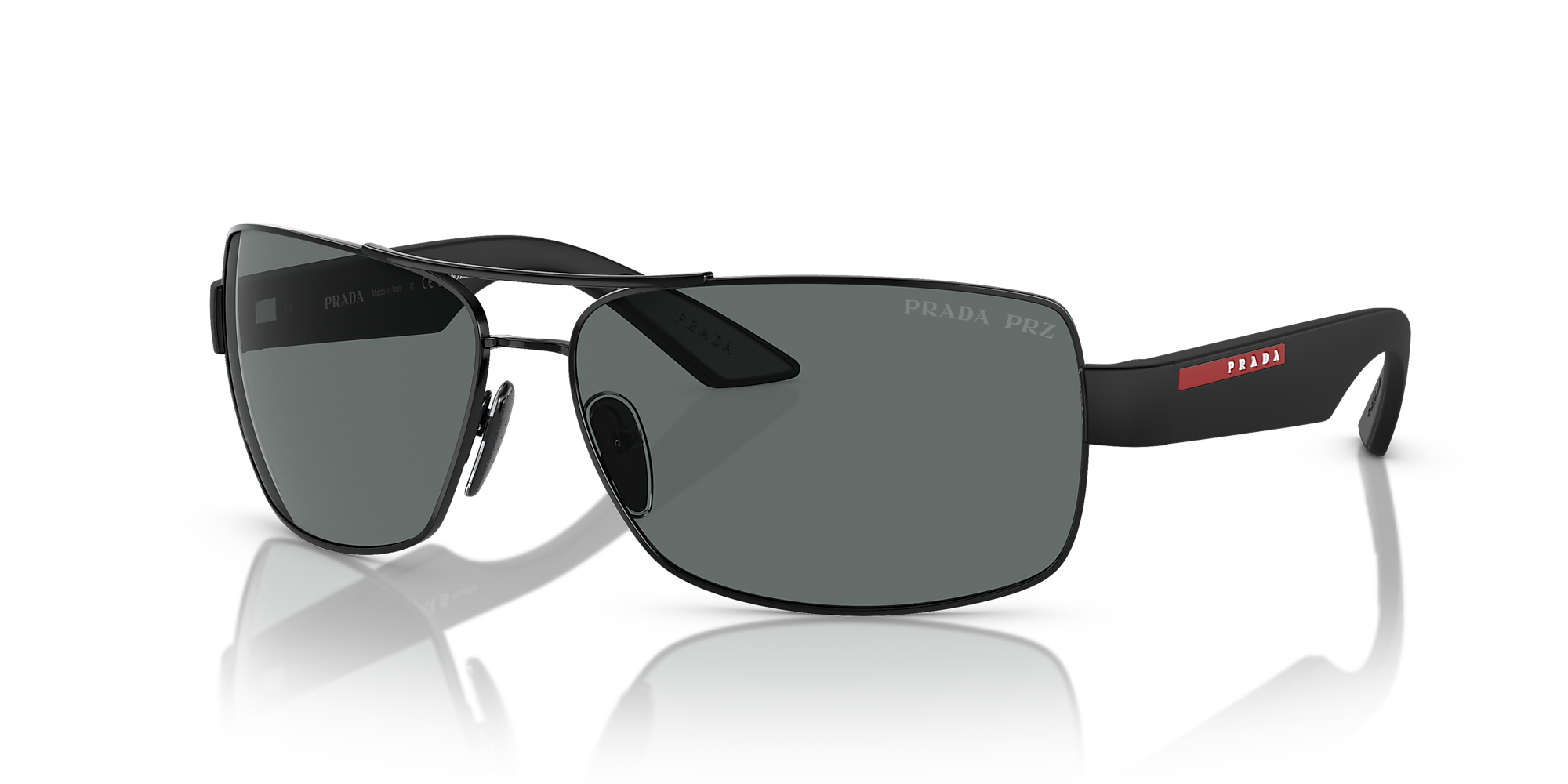 Prada Linea Rossa PS 50ZS 65 Polar Dark Grey & Black Polarized ...