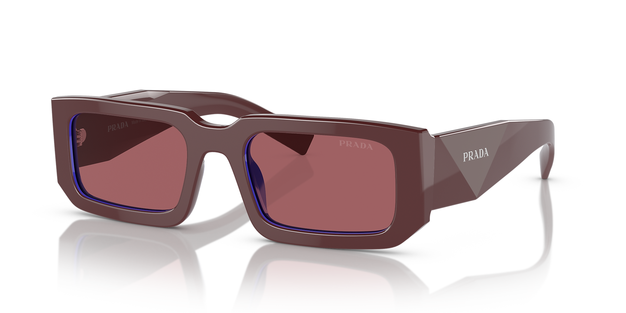 Prada PR 06YS 53 Dark Violet & Etruscan/Blue Sunglasses | Sunglass Hut USA