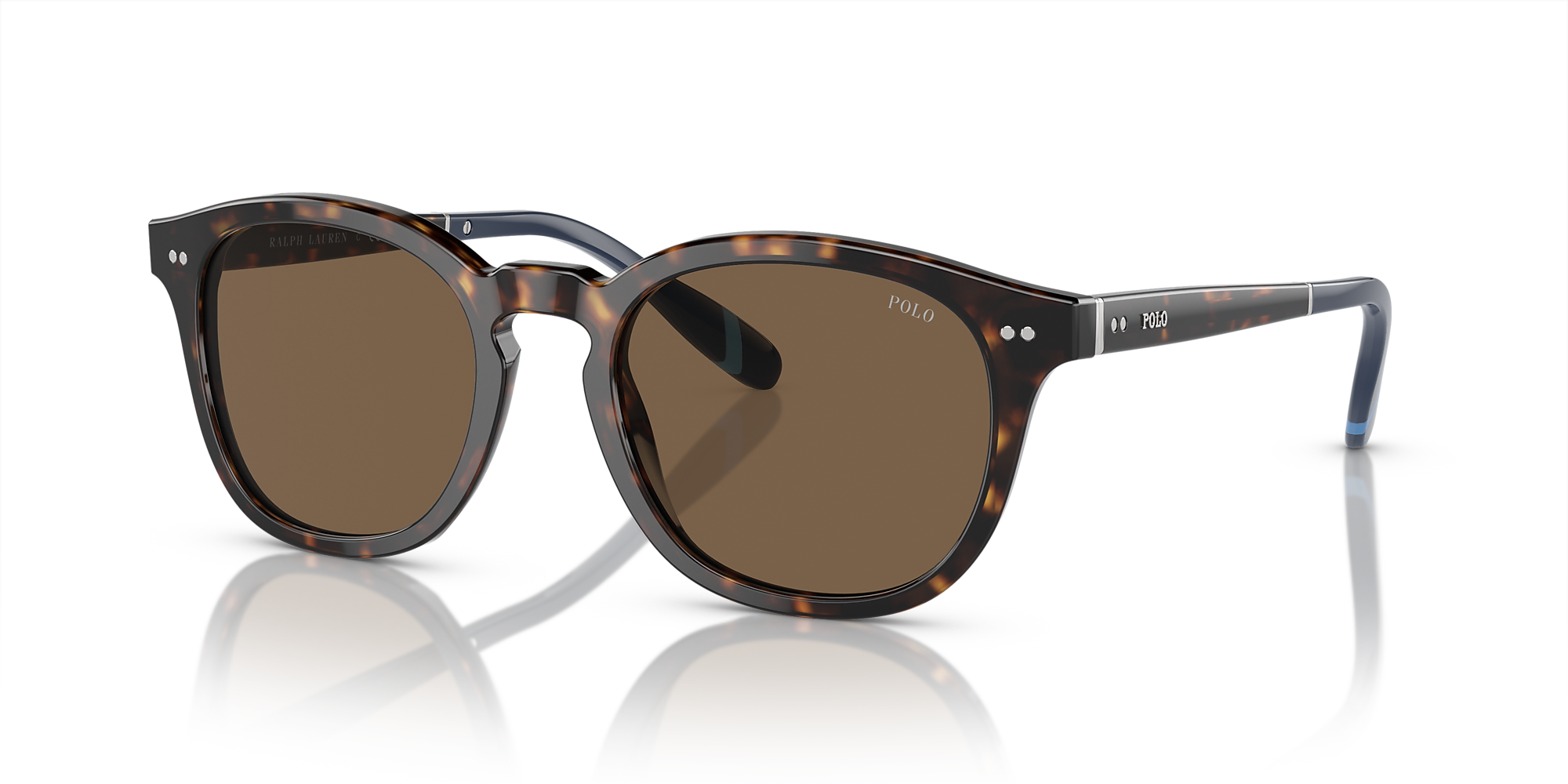 Polo Ralph Lauren PH4206 52 Brown & Shiny Dark Havana Sunglasses ...