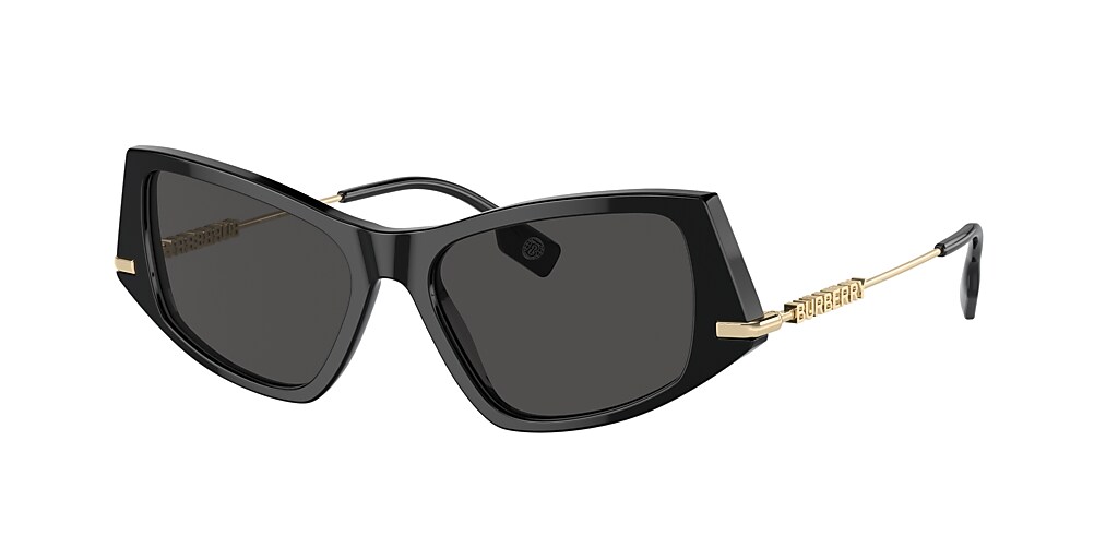 Burberry BE4408 52 Dark Grey & Black Sunglasses | Sunglass Hut USA