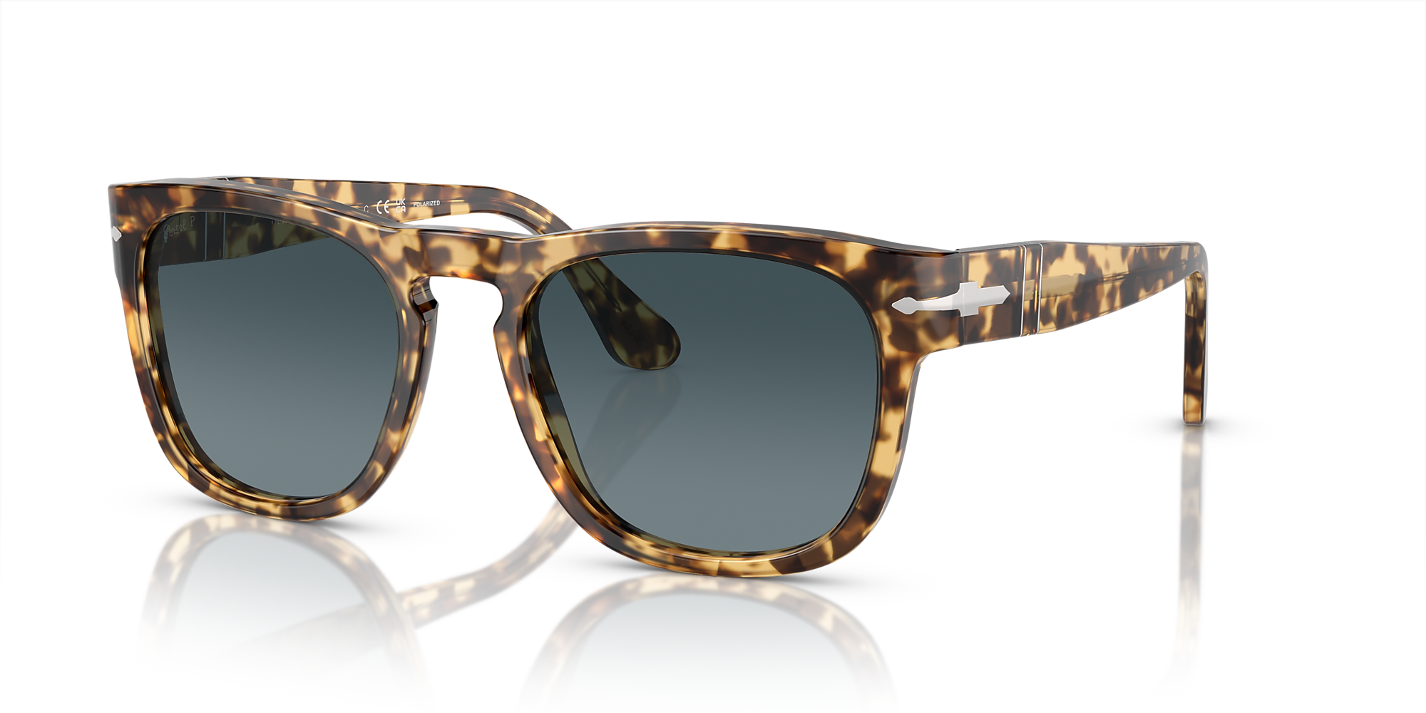 Persol PO3333S Elio 54 Blue Gradient Dark Blue Polarized & Beige ...