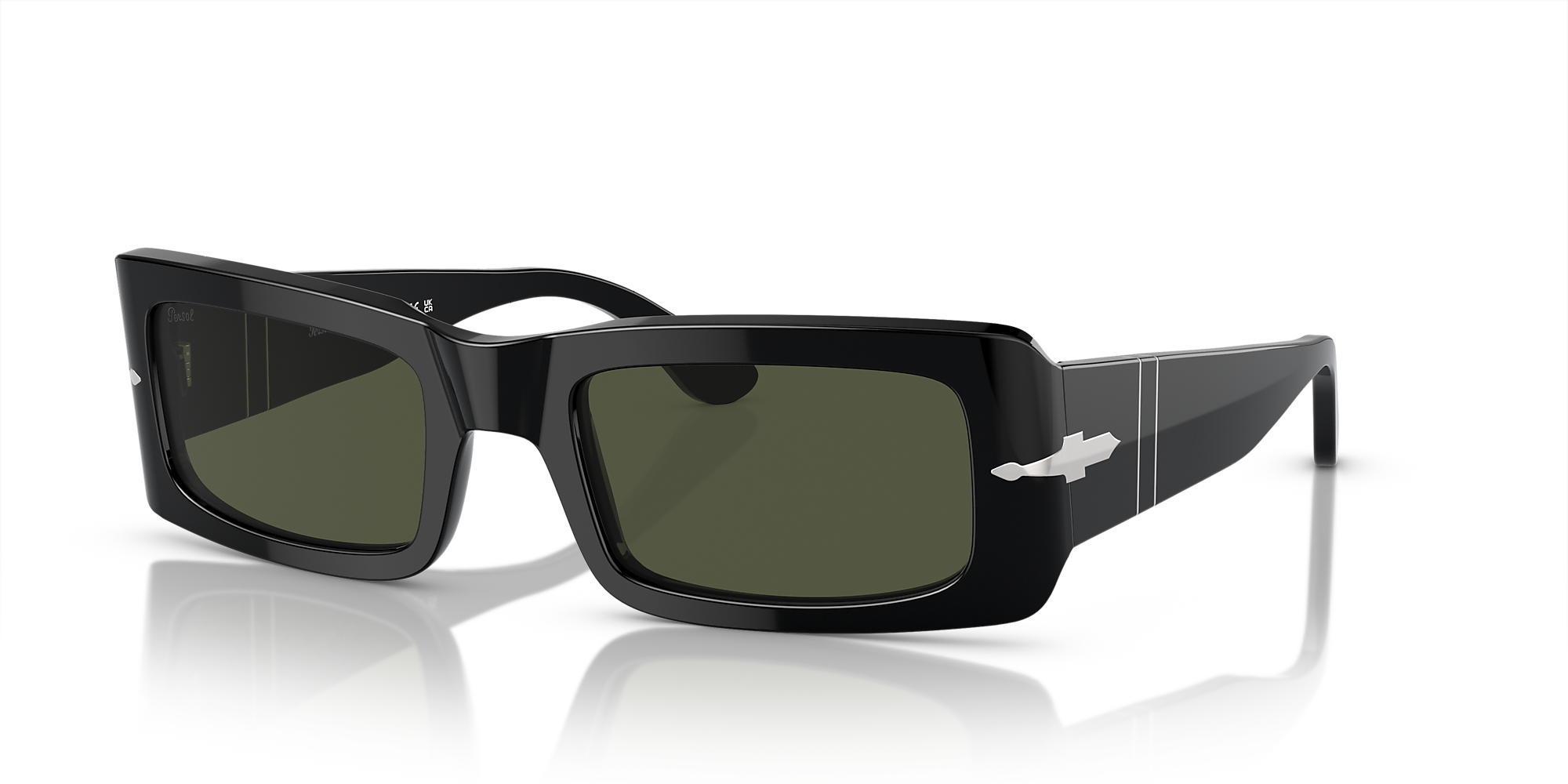 Persol PO3332S Francis 54 Green & Black Sunglasses | Sunglass Hut USA