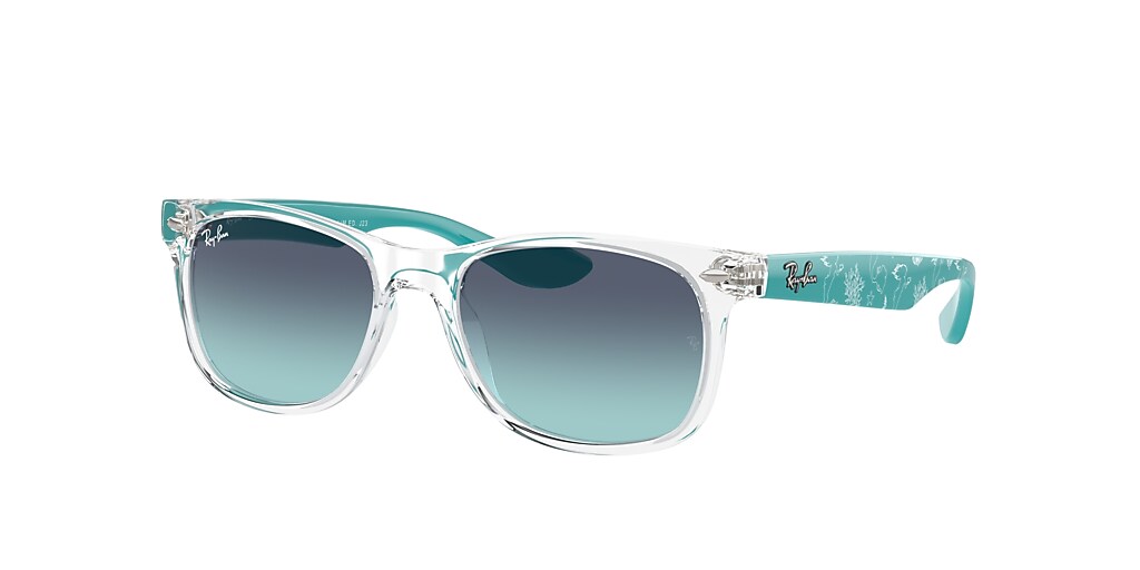 Ray-Ban RB9052S New Wayfarer Kids The Little Mermaid 47 Dark Blue ...