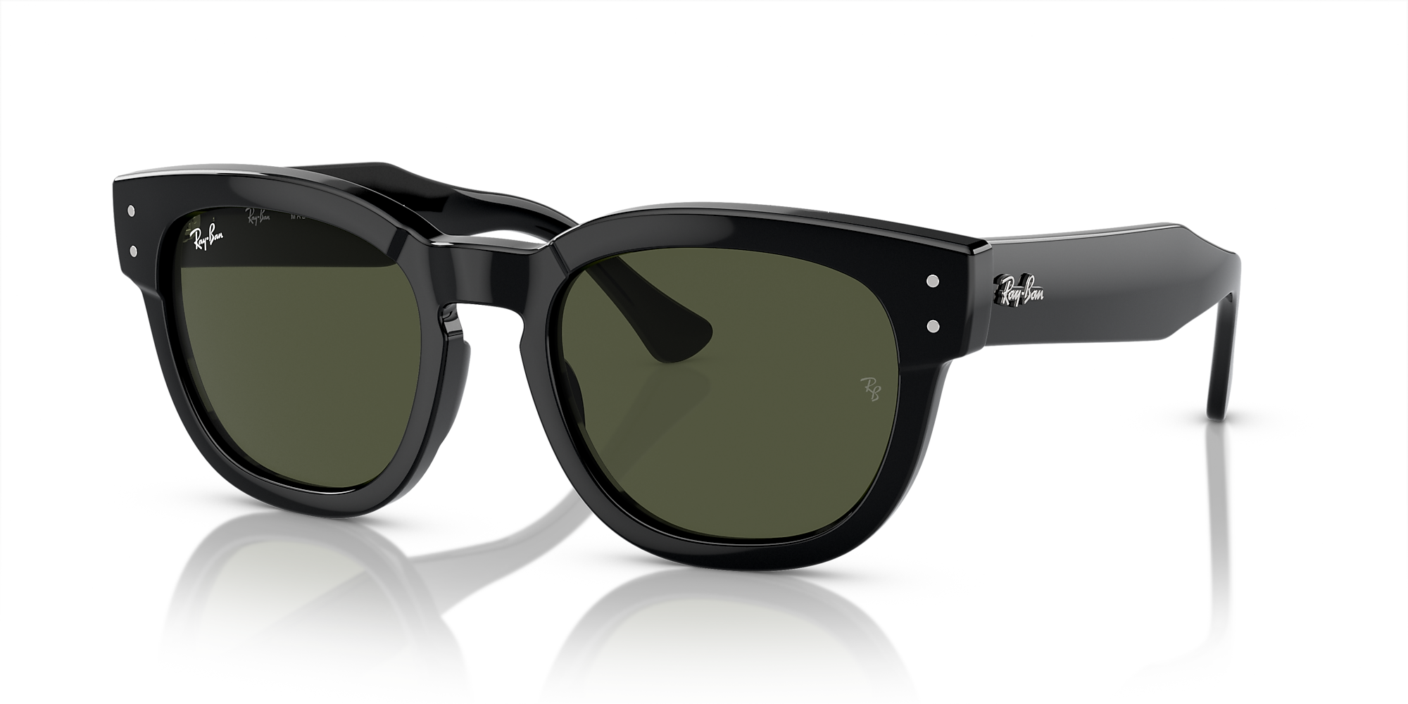 Ray-Ban RB0298SF Mega Hawkeye 53 Green & Black Sunglasses | Sunglass ...
